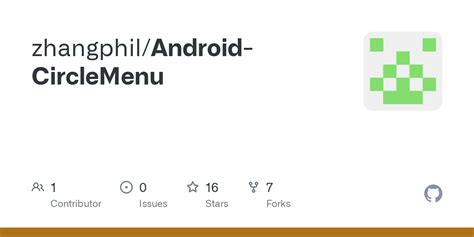 Github Zhangphilandroid Circlemenu