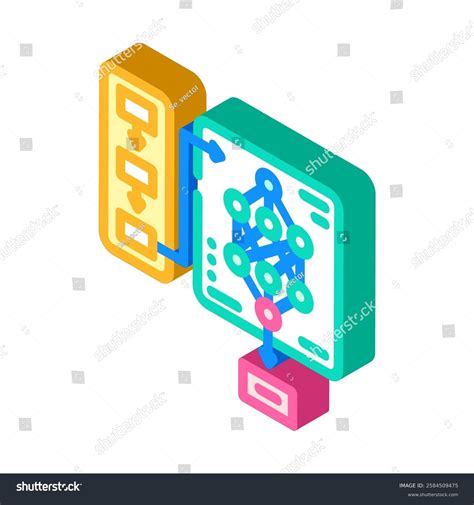Neural Network Diagram Natural Language Processing Stock Vector