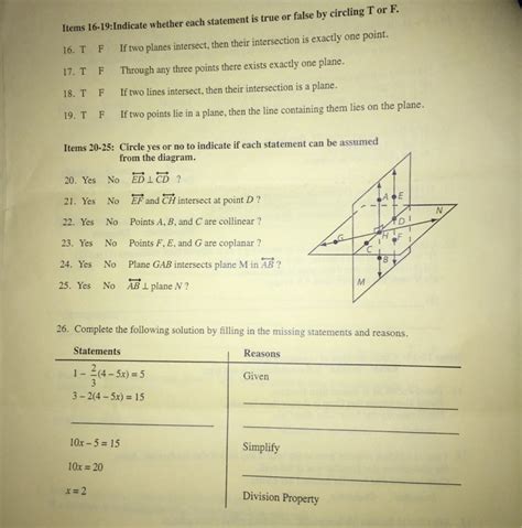 Solved Indicate Whether Each Statement Is True Or False By Chegg