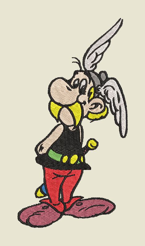 Embroidery Pattern Asterix Stands Age Store Embroidery Patterns