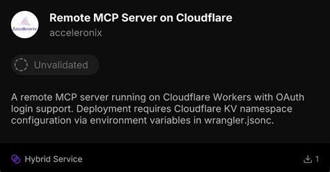 Remote Mcp Server On Cloudflare Mc · Lobehub