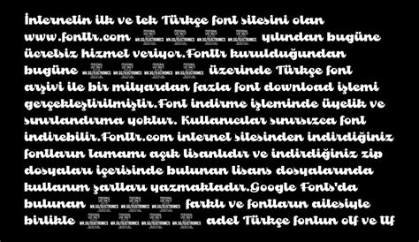 Electronics Font Font Tr