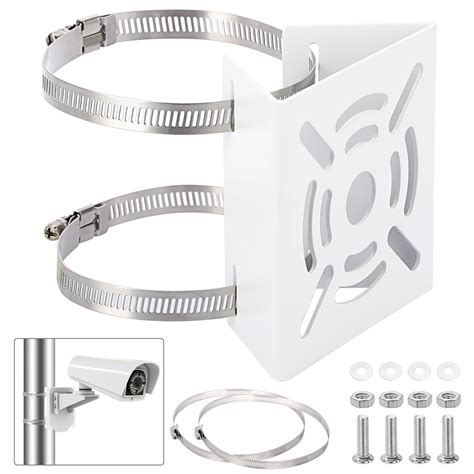 Tolida Universal Vertical Pole Mount Bracket For Cctv Cameras With 4