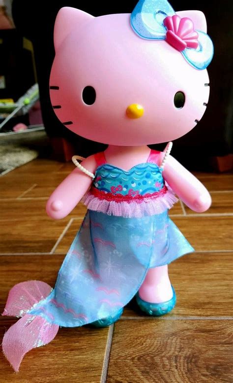 Sanrio Blip Toys Hello Kitty Mermaid Poseable Doll Large Tall Pink 13