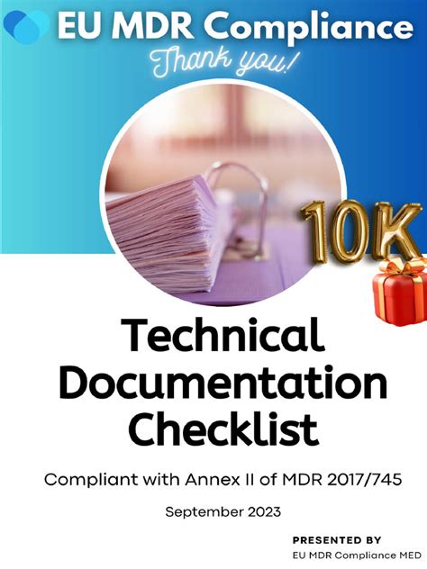 Technical Documentation File Checklist Pdf Verification And