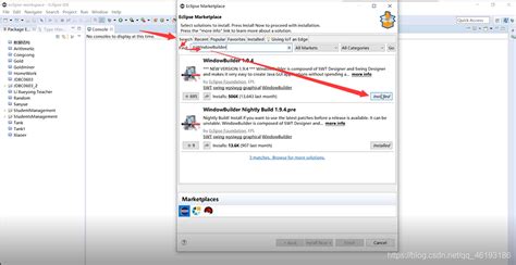 在eclipse中，安装gui开发插件windowbuilder详细步骤eclipse Gui插件 Csdn博客