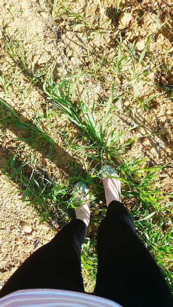 Premium Photo Shadow Of Person On Grass
