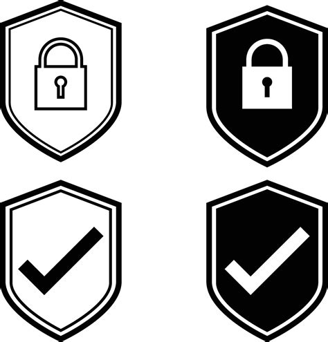 Security Shields Safety Icon Symbol Shape Templates 27501054 Vector Art At Vecteezy