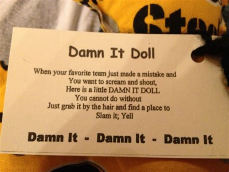 Free Dammit Doll Pattern And Sayings To Print Artofit