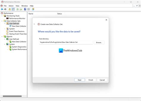 Performance Monitor Is Stuck At Collecting Data For 60 Seconds