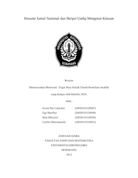 DOCX TPA Jurnal Nasional Dan Skripsi Kitosan DOKUMEN TIPS