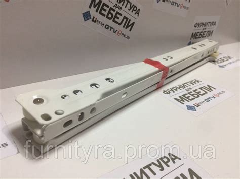 Направляючі для шухляд роликові 500 Mm Білі ціна 66 ₴ купити на Prom Ua Україна