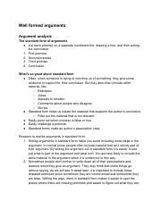 Understanding Standard Form Arguments A Comprehensive Guide Course Hero