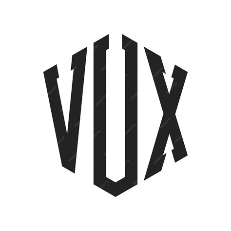 Premium Vector Vux Logo Design Initial Letter Vux Monogram Logo Using