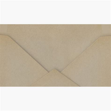 Envelope Opened 3d Model Download Stationery On