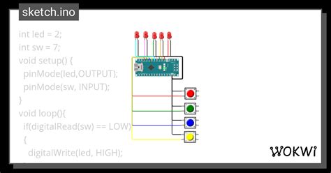 เทสled Wokwi Esp32 Stm32 Arduino Simulator