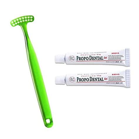 Tongue Cleaner Set Toothpaste Quasi Drug Non Abrasive Dedicated