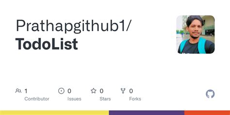 Github Prathapgithub1todolist