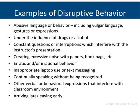 Ppt Managing Disruptive Behavior In The Classroom Rights And