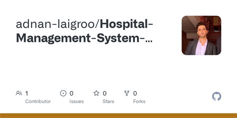 github adnan laigroo hospital management system with mongodb and