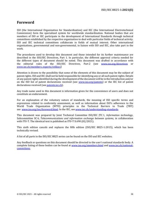 ISO IEC 8825 1 2021 Information Technology ASN 1 Encoding Rules Part 1 Specification Of Basic