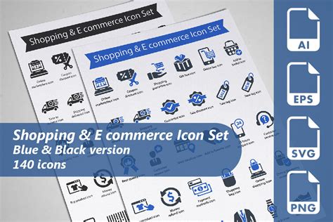Shopping Ecommerce Icon Set Graphic By Icon Factory Creative Fabrica