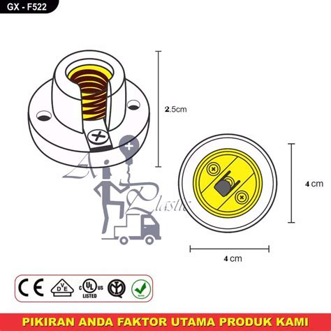 Jual Aio Plastic Fitting Lampu E Fitting Keramik Lampu Kecil Cabe Fitting Dop Lampu Sembayang
