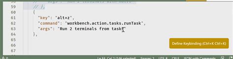 How To Create A Terminal Configuration Macro In Vs Code Open And Split Multiple Terminals