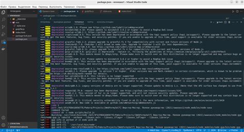 node js Как развернуть старый проект Ошибка npm install stack