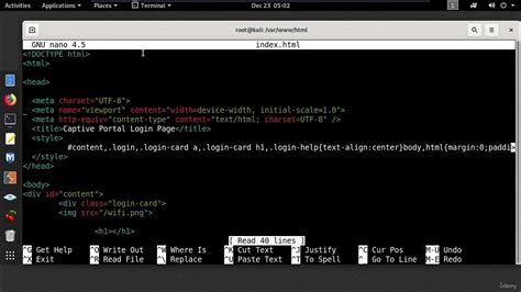 8 Capture The Login Information Using A Php Script Youtube