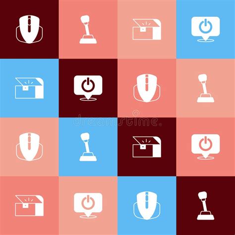 Gaming Gear Icon Set Stock Illustrations 573 Gaming Gear Icon Set