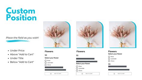 mini customization fields easily add custom fields product options