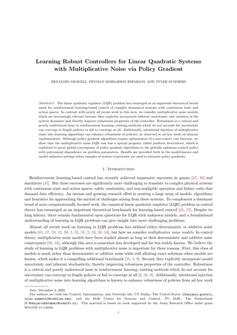 pdf learning optimal controllers for linear systems with