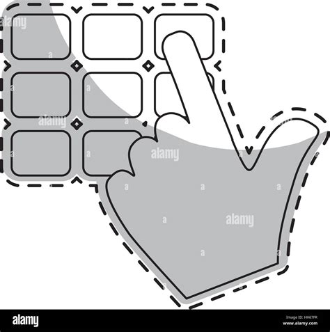 Entering Pin Stock Vector Images Alamy