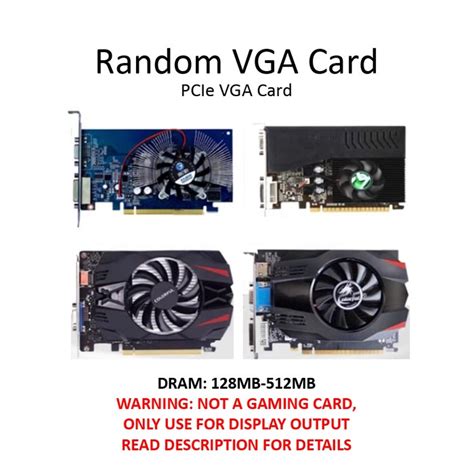 Jual Random Vga Gpu Second Low End Bekas Vga Hdmi Pcie Graphics Card Shopee Indonesia Jual Random Vga Gpu Second Low End Bekas Vga Hdmi Pcie Graphics Card Shopee Indonesia