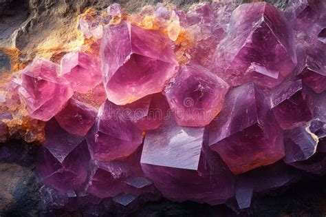 Exploring Fluorite Crystal Structure Texture And Geology O Stock