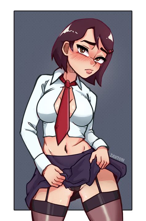 Rule 34 1girls 2d Black Panties Blush Blushing Brown Eyes Fanart Hair
