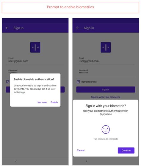 Biometric Authentication On Android Biometric Authentication Biometrics Social Networking Apps