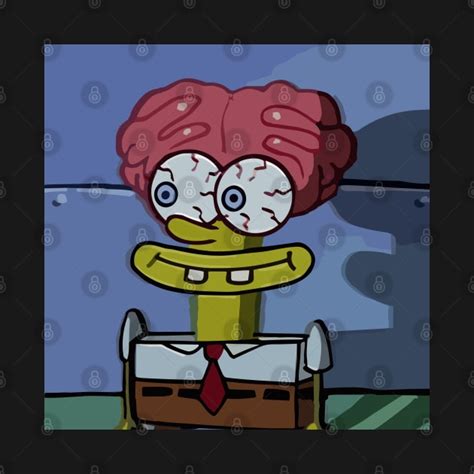 Spongebob And His Exposed Brain Halloween Halloween T Shirt Teepublic