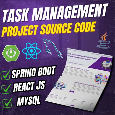 Task Management System Project Source Code Using Spring Boot React Js