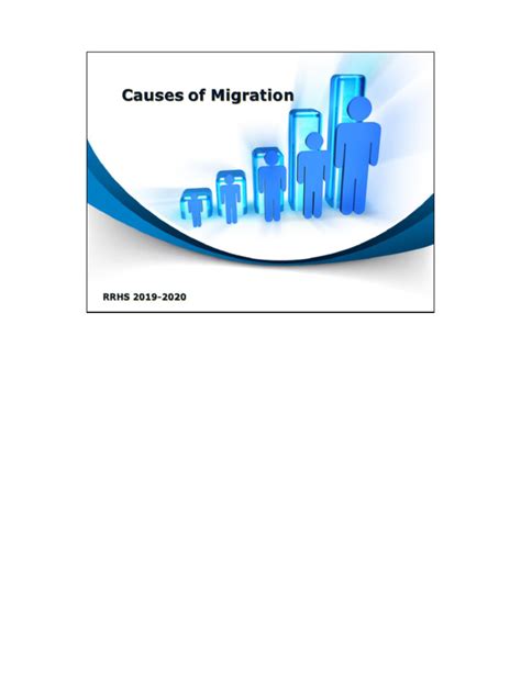 Causes Of Migration Pdf Human Migration Cost Of Living