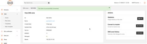 Convert Premium DNS Zone To Master Slave Replication Realtime Register Knowledge Base