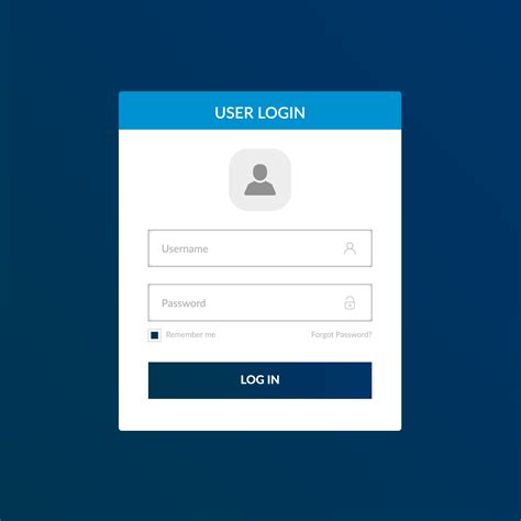 Flat Elegant Login Form Template Login Form Templates Website Features