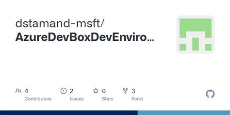 Github Dstamand Msftazuredevboxdevenvironments