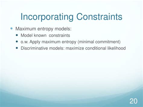 Ppt Maximum Entropy Modeling Decoding Training Powerpoint