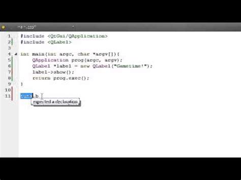 C GUI With Qt Tutorial Differences In Operators YouTube