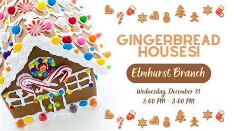 Gingerbread Houses At Elmhurst Branch At Elmhurst Branch Oakland Public
