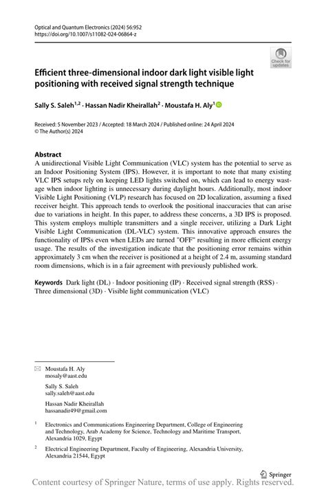 Pdf Efficient Three Dimensional Indoor Dark Light Visible Light