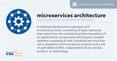 Cloud Security Alliance On Linkedin Microservicesarchitecture