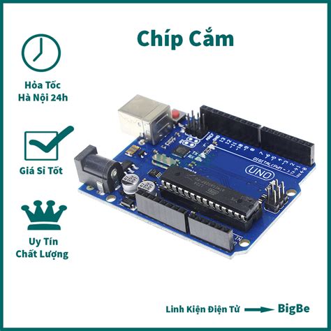 Kit Arduino Uno R3 Atmega 328p Chíp Cắmdán Có Kèm Dây Cáp Shopee Việt Nam